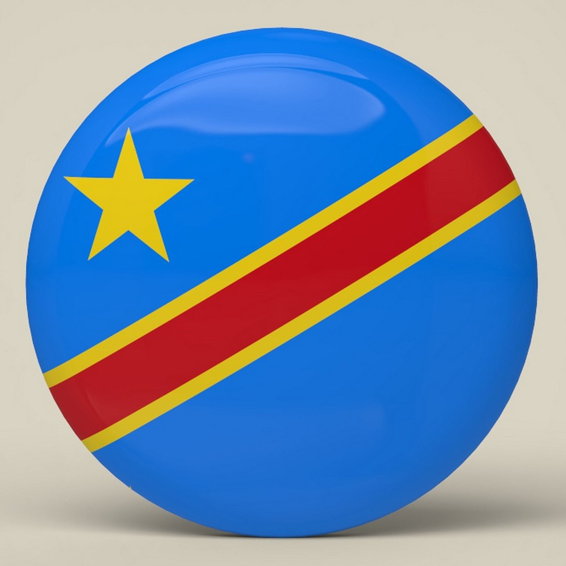 Democratic Republic of the Congo Badge by deepocean3d | 3DOcean