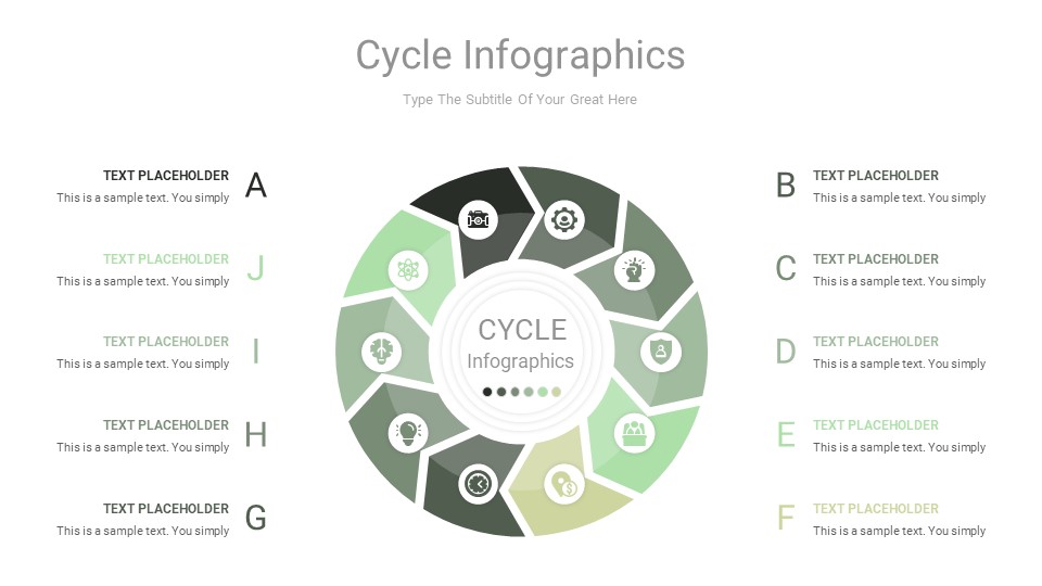 Cycle Infographics PowerPoint Presentation by SOOZ_ART | GraphicRiver