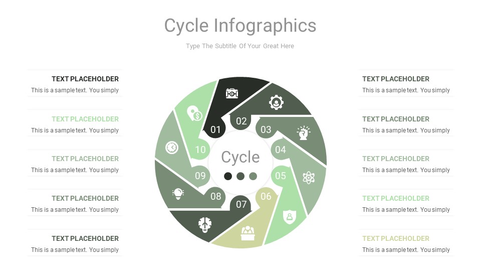 Cycle Infographics PowerPoint Presentation by SOOZ_ART | GraphicRiver
