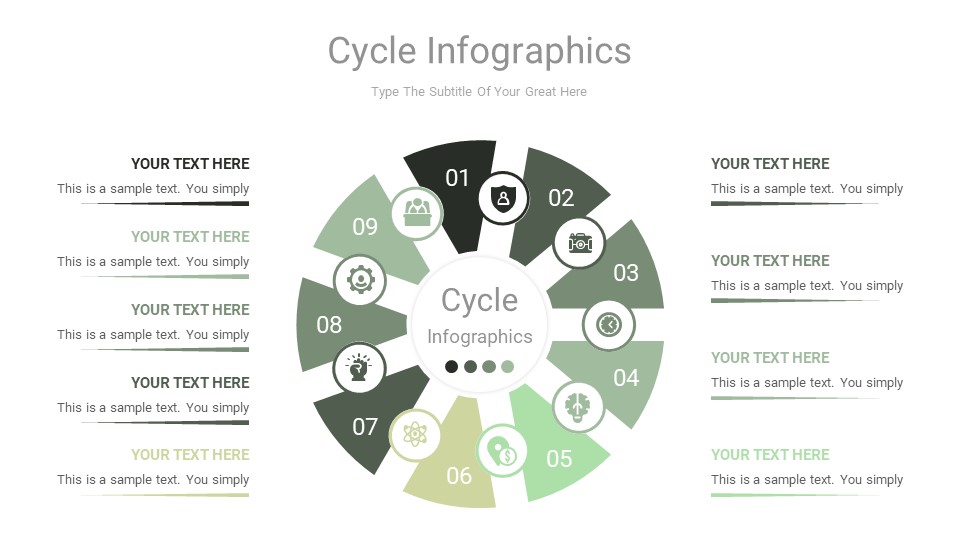 Cycle Infographics PowerPoint Presentation by SOOZ_ART | GraphicRiver
