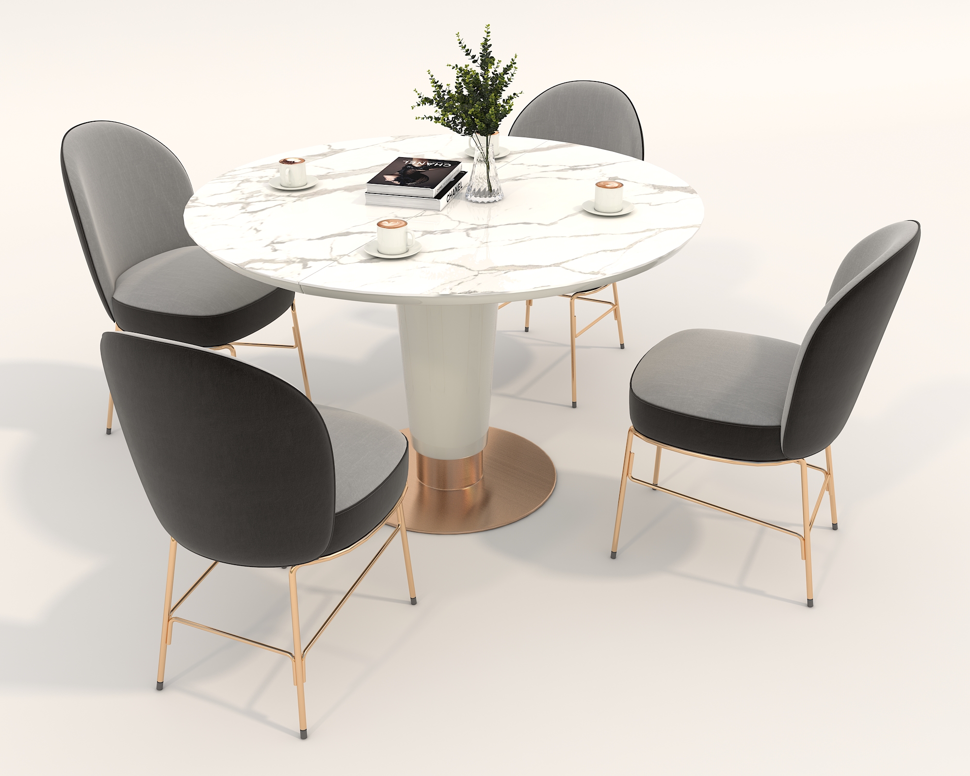 Modern Table and Chair Set 7 by nhattuankts | 3DOcean