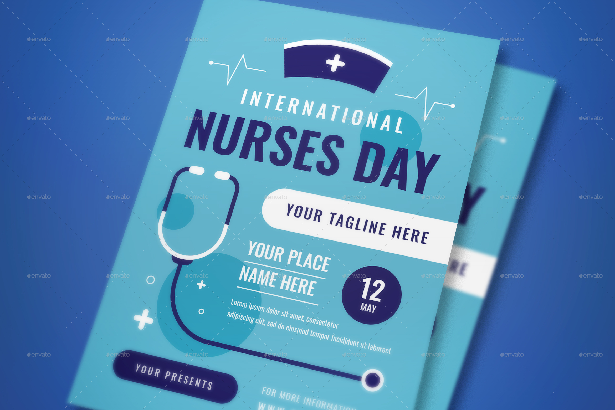 International Nurses Day Flyer Set, Print Templates | GraphicRiver
