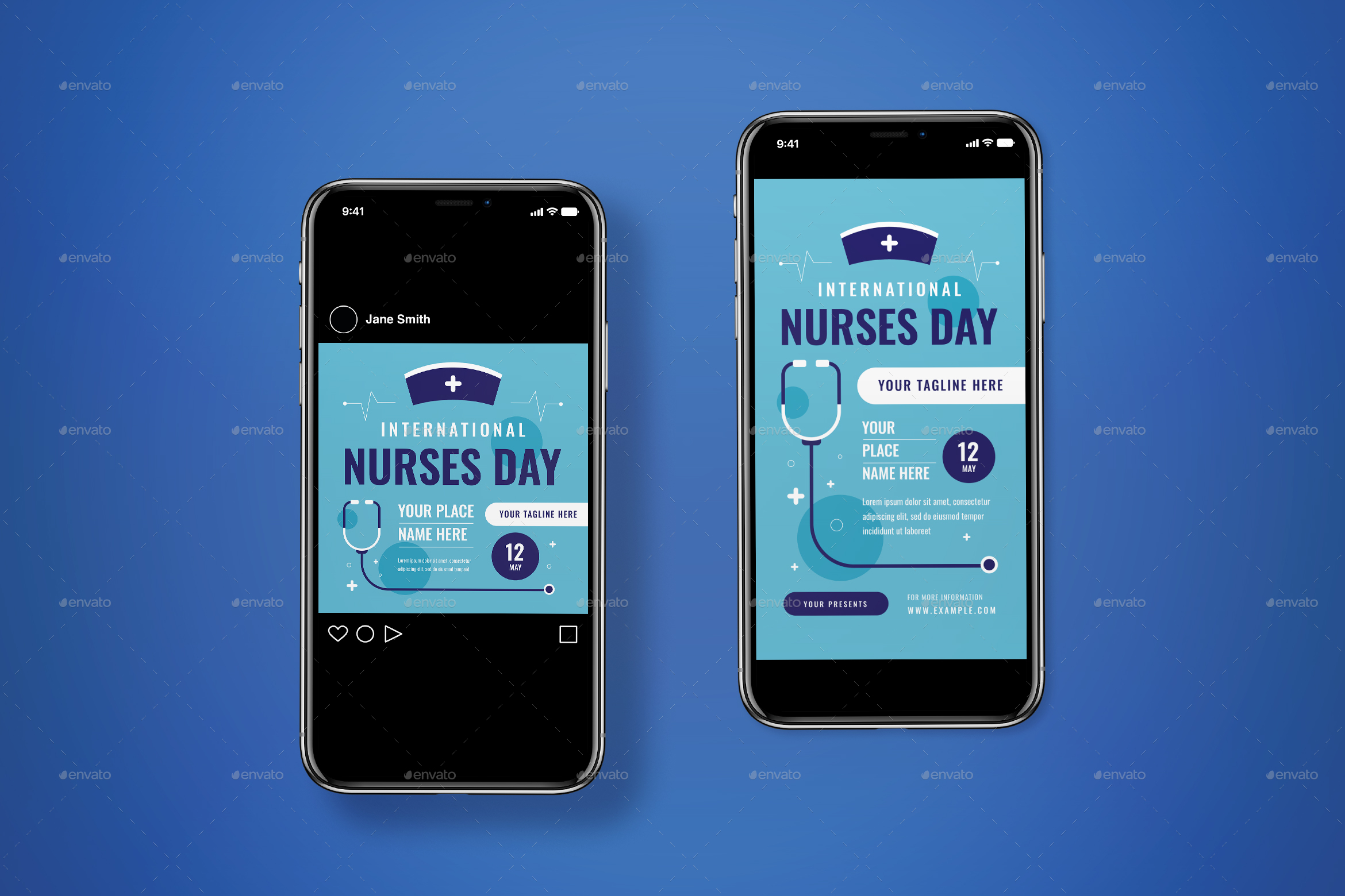 International Nurses Day Flyer Set, Print Templates | GraphicRiver