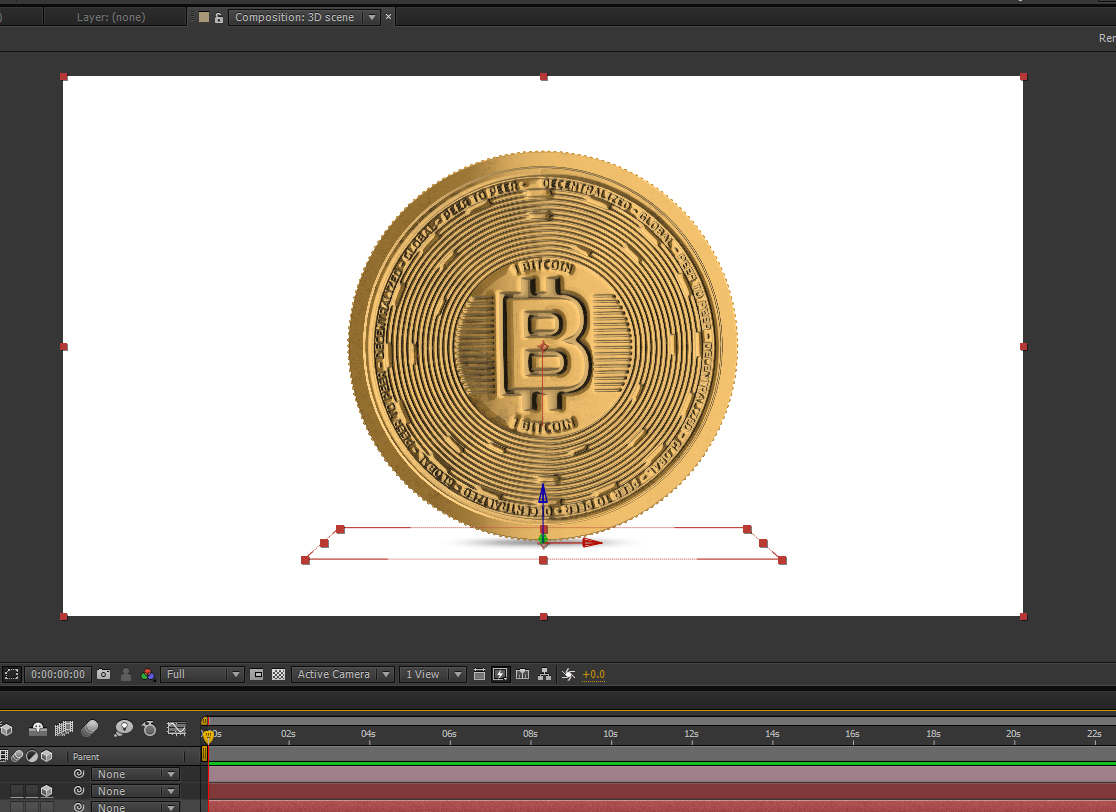 Digital BTC Bitcoin Currency for Element 3D / Cinema 4D by Abdelrahman ...