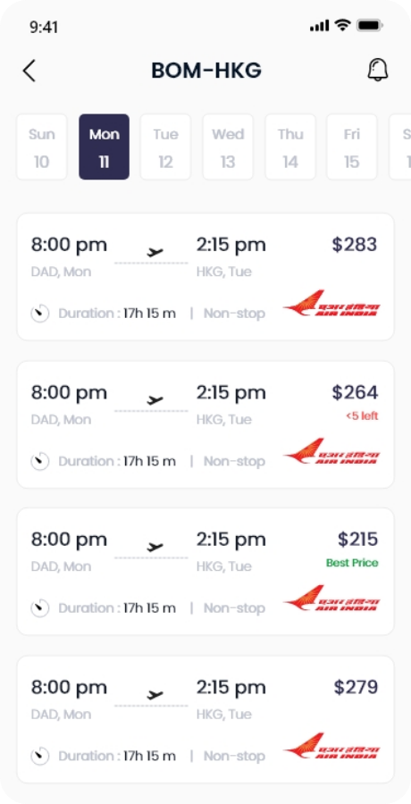 Flutter app ui -Travel app, Book your trip, Explore ride, Search ...