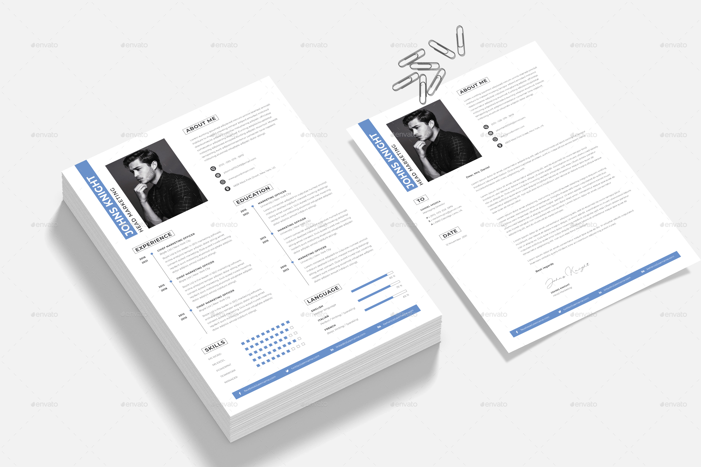 CV Resume Business, Print Templates | GraphicRiver