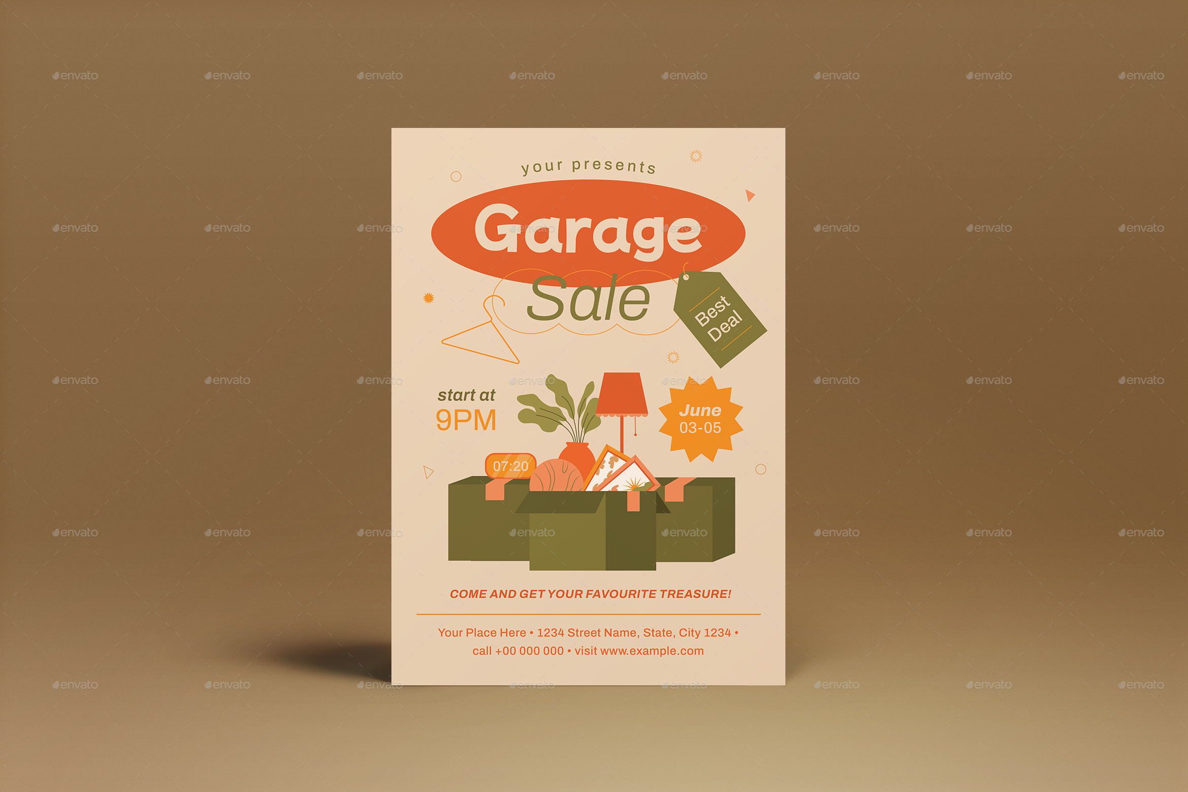 Garage Sale Flyer, Print Templates | GraphicRiver