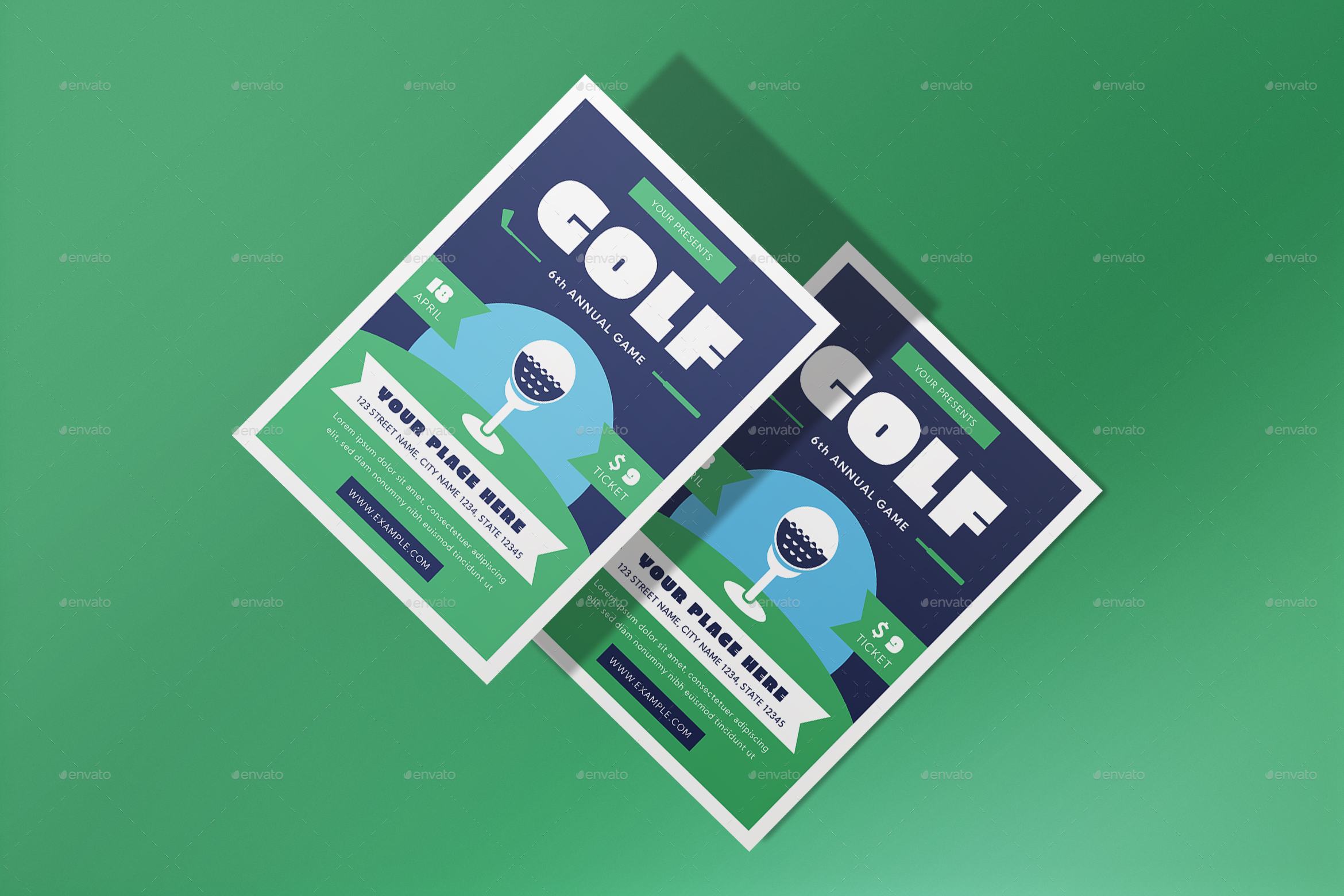 Golf Flyer, Print Templates | GraphicRiver