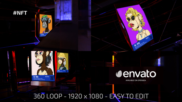 NFT Promo Cinema 4D, Cinema 4D Templates | VideoHive