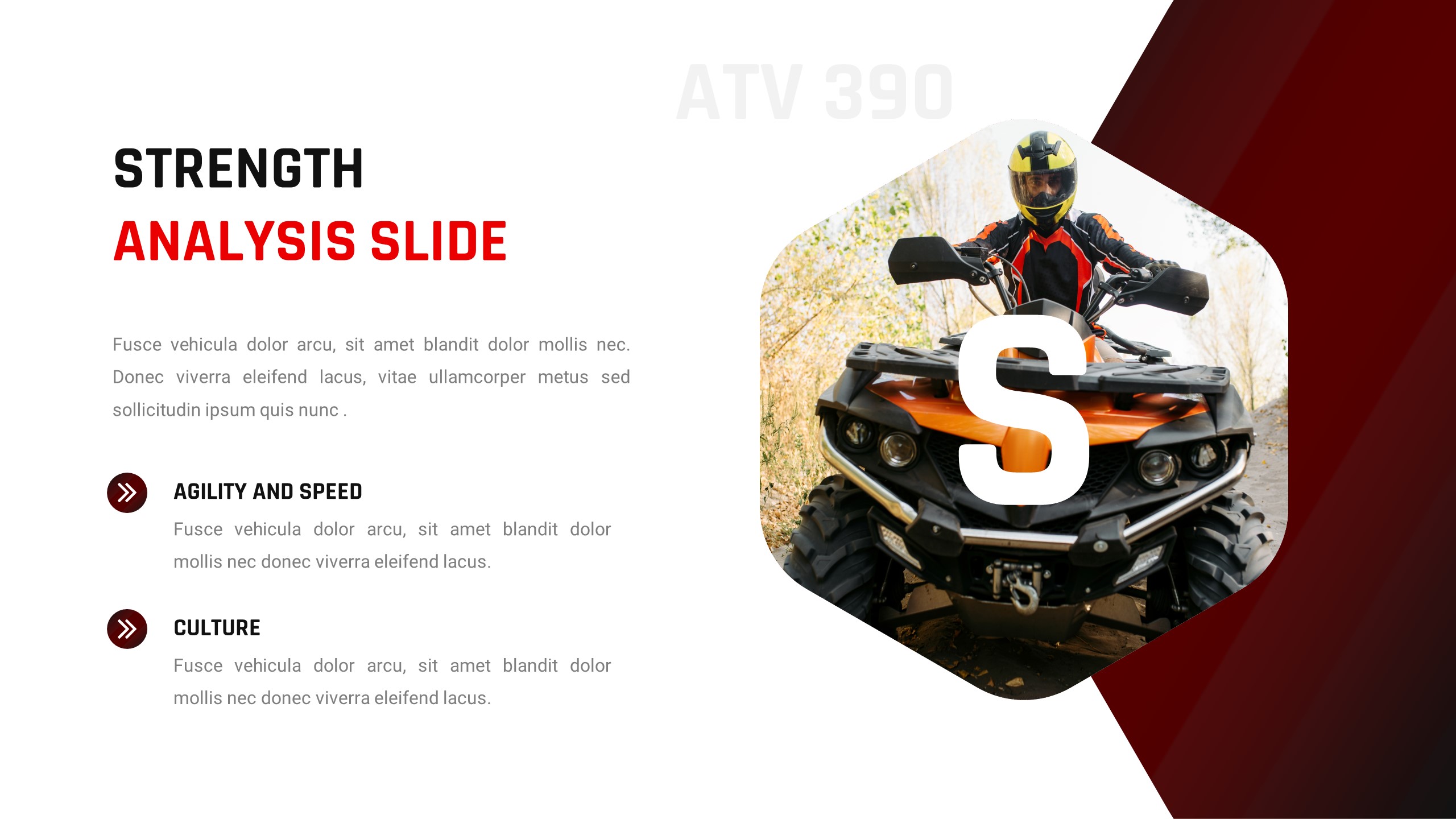 MotoPast - ATV Riding Club Powerpoint Template, Presentation Templates