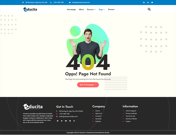 Educita - Education Elementor Template Kit by Rometheme | ThemeForest
