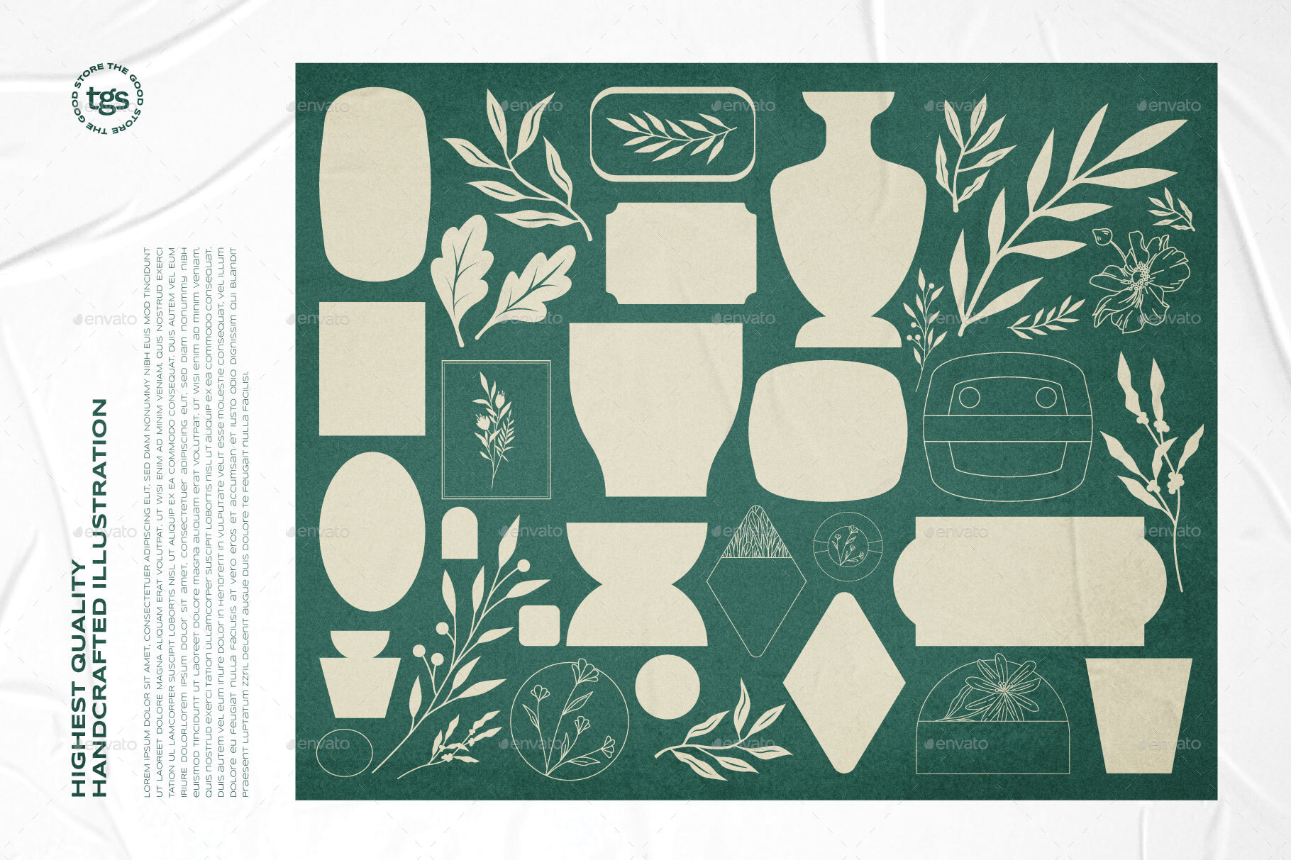 New Naturalism Logo Badges, Web Elements | GraphicRiver