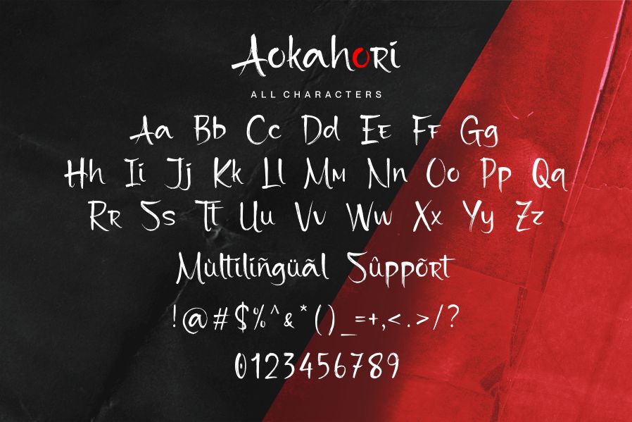 Aokahori A Brush Japanese Font, Fonts | GraphicRiver