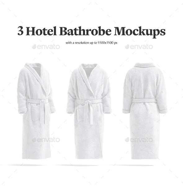 Hotel Bathrobe Mockup, Graphics | GraphicRiver