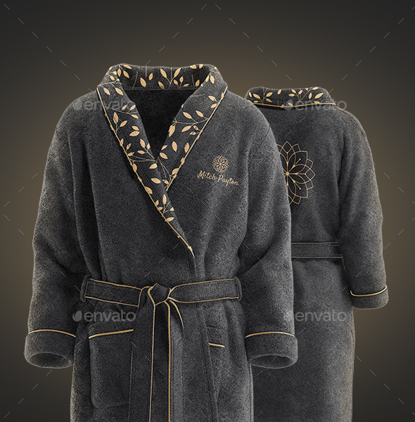 Hotel Bathrobe Mockup, Graphics | GraphicRiver