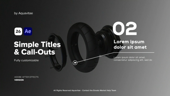 Simple Titles & Call-Outs, After Effects Project Files | VideoHive