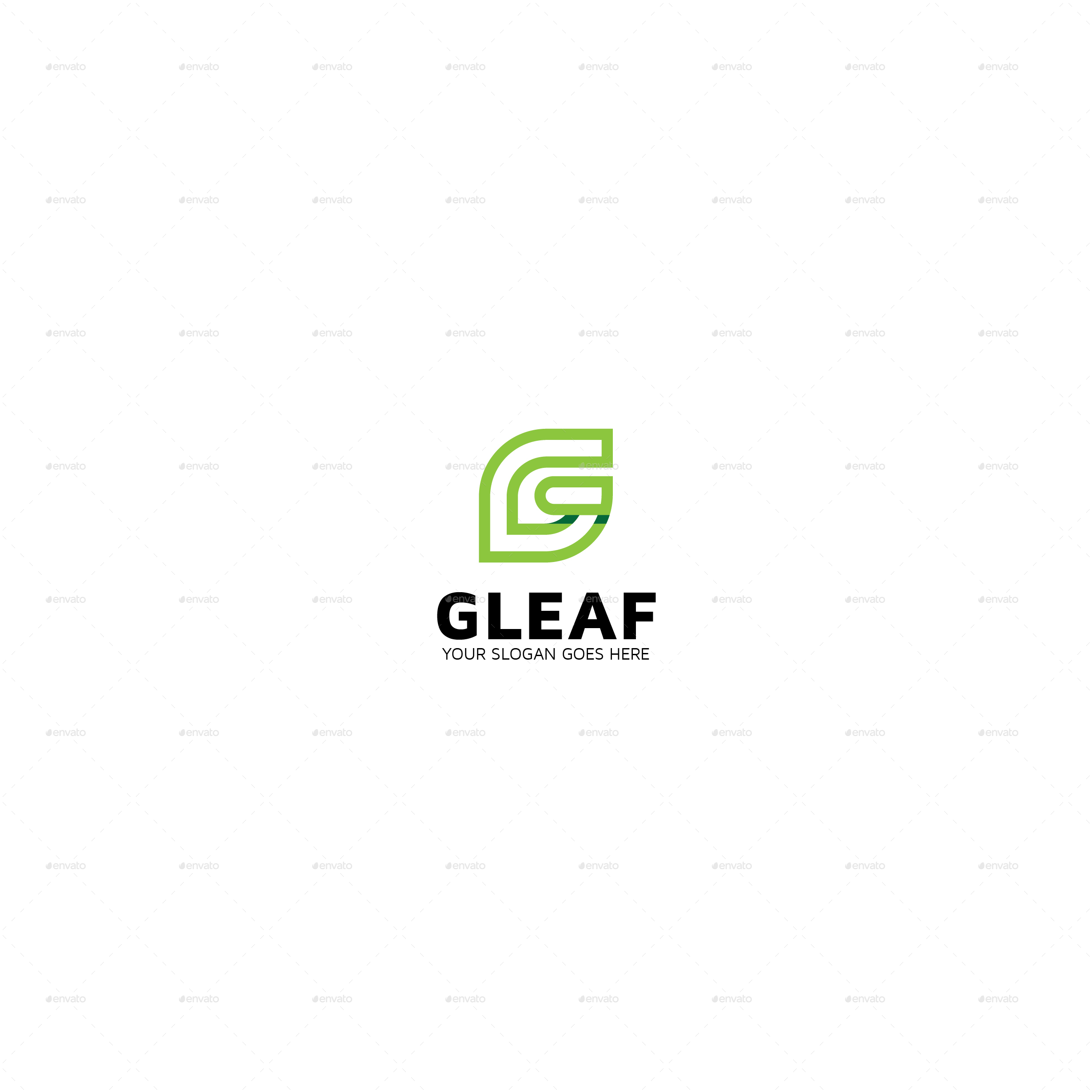G Leaf Green Logo by Shamimpt | GraphicRiver