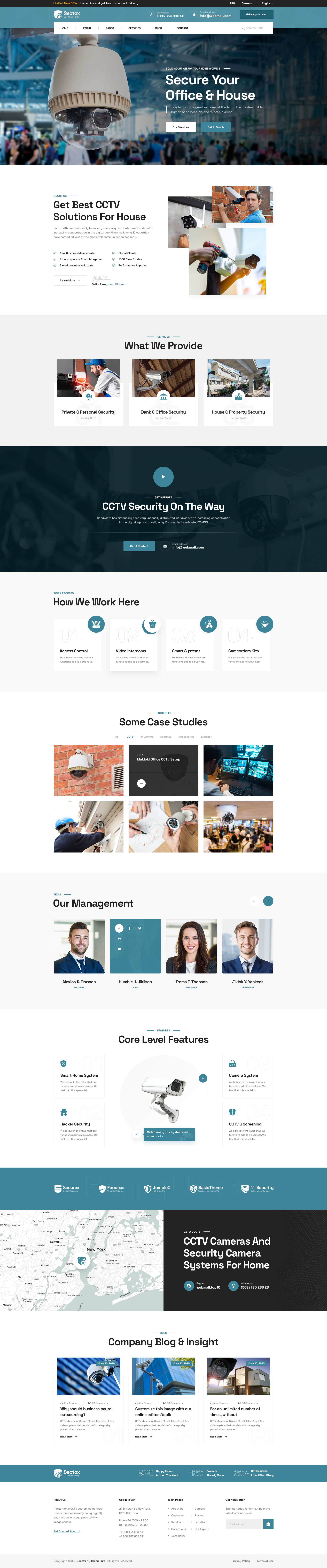 Sectox - CCTV & Security PSD Template by Theme_Pure | ThemeForest