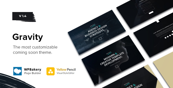 Gravity - Multi-Purpose Coming Soon Theme by Avanzare | ThemeForest