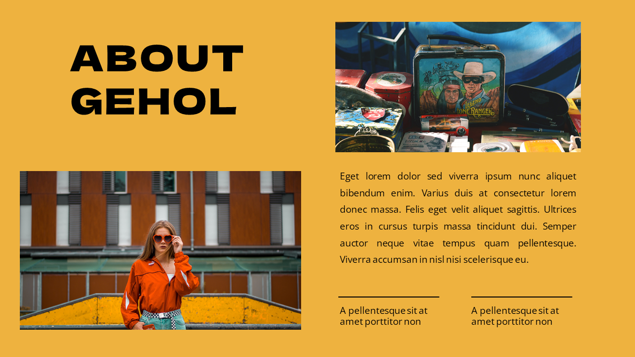 Gehol fashion company - Powerpoint Template, Presentation Templates