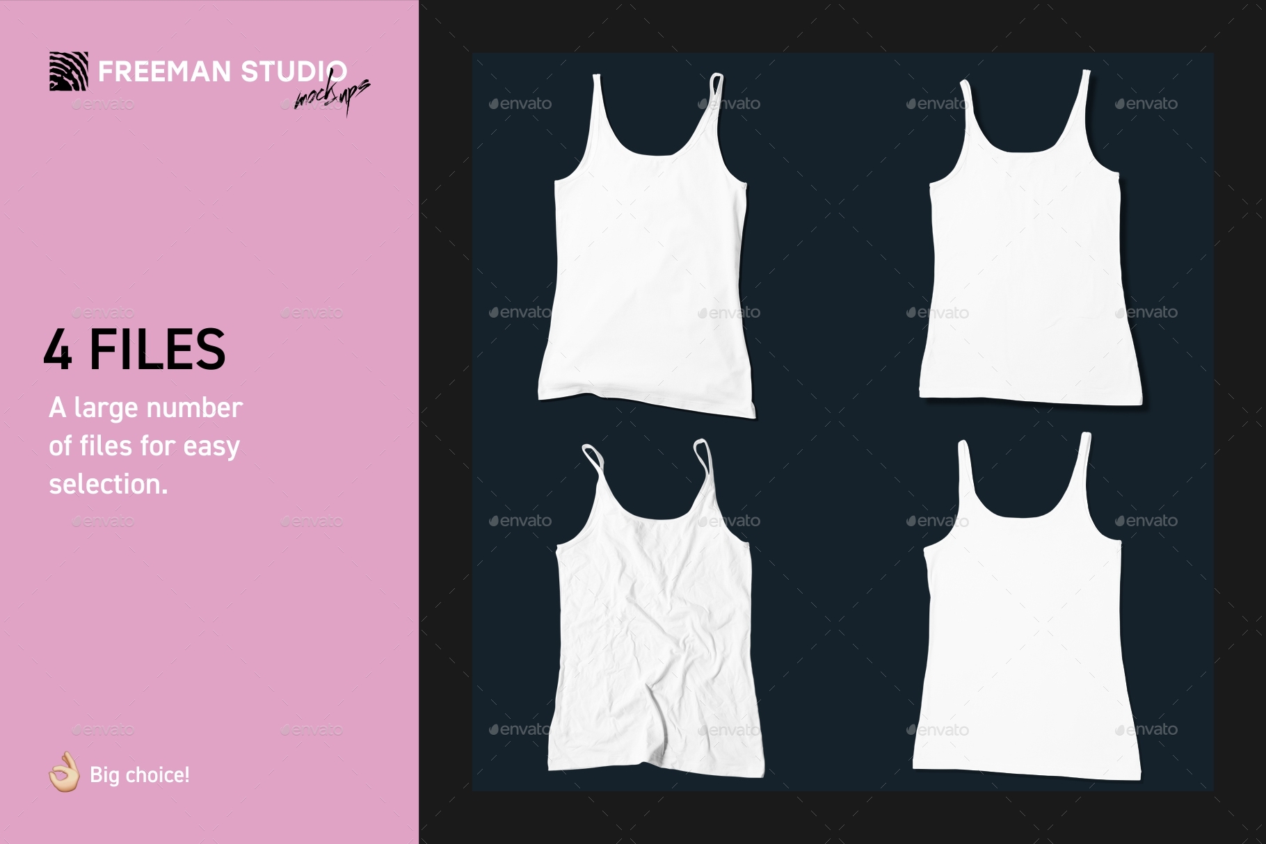Girl's Tank-Top Mock-Up Set, Graphics | GraphicRiver