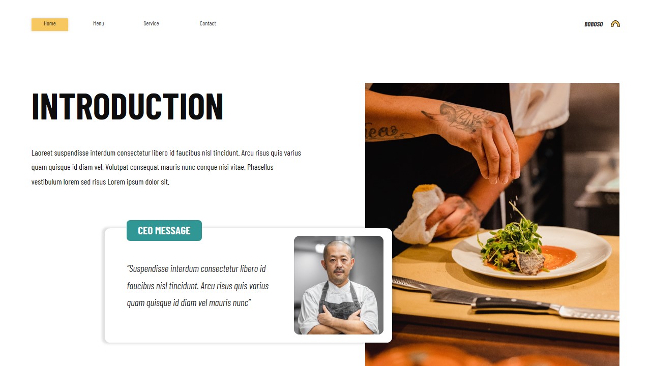 Boboso - Food Business Plan Presentation Keynote Templates ...