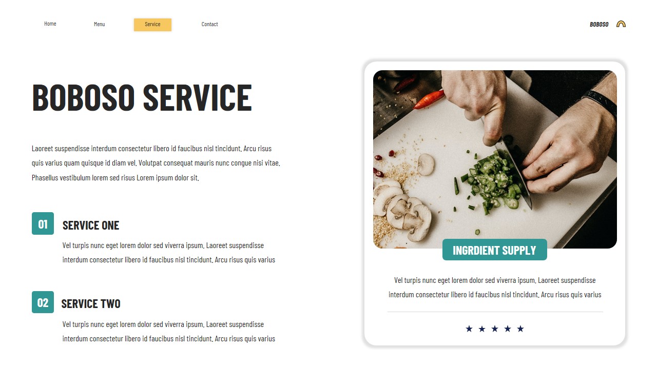 Boboso - Food Business Plan Presentation Keynote Templates ...
