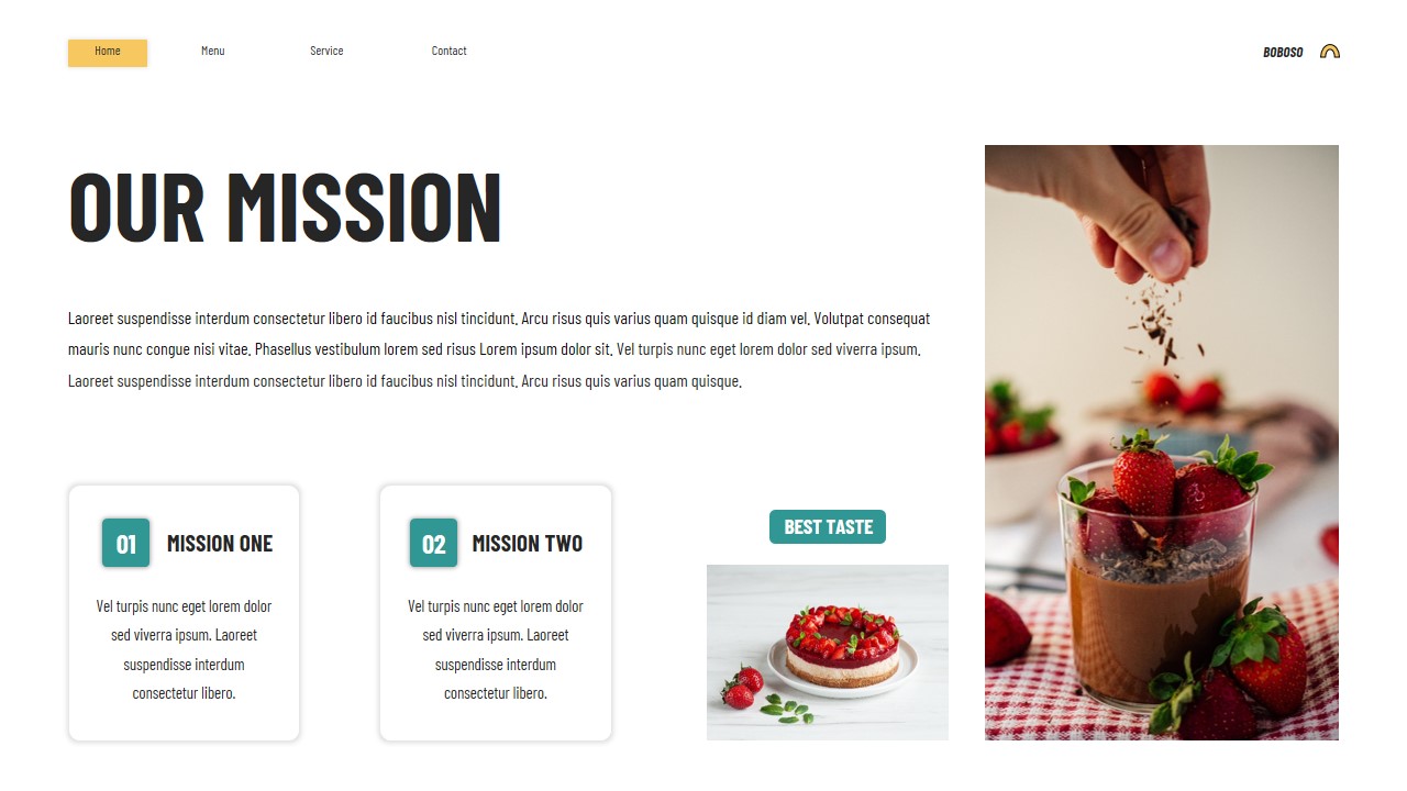 Boboso - Food Business Plan Presentation Keynote Templates ...