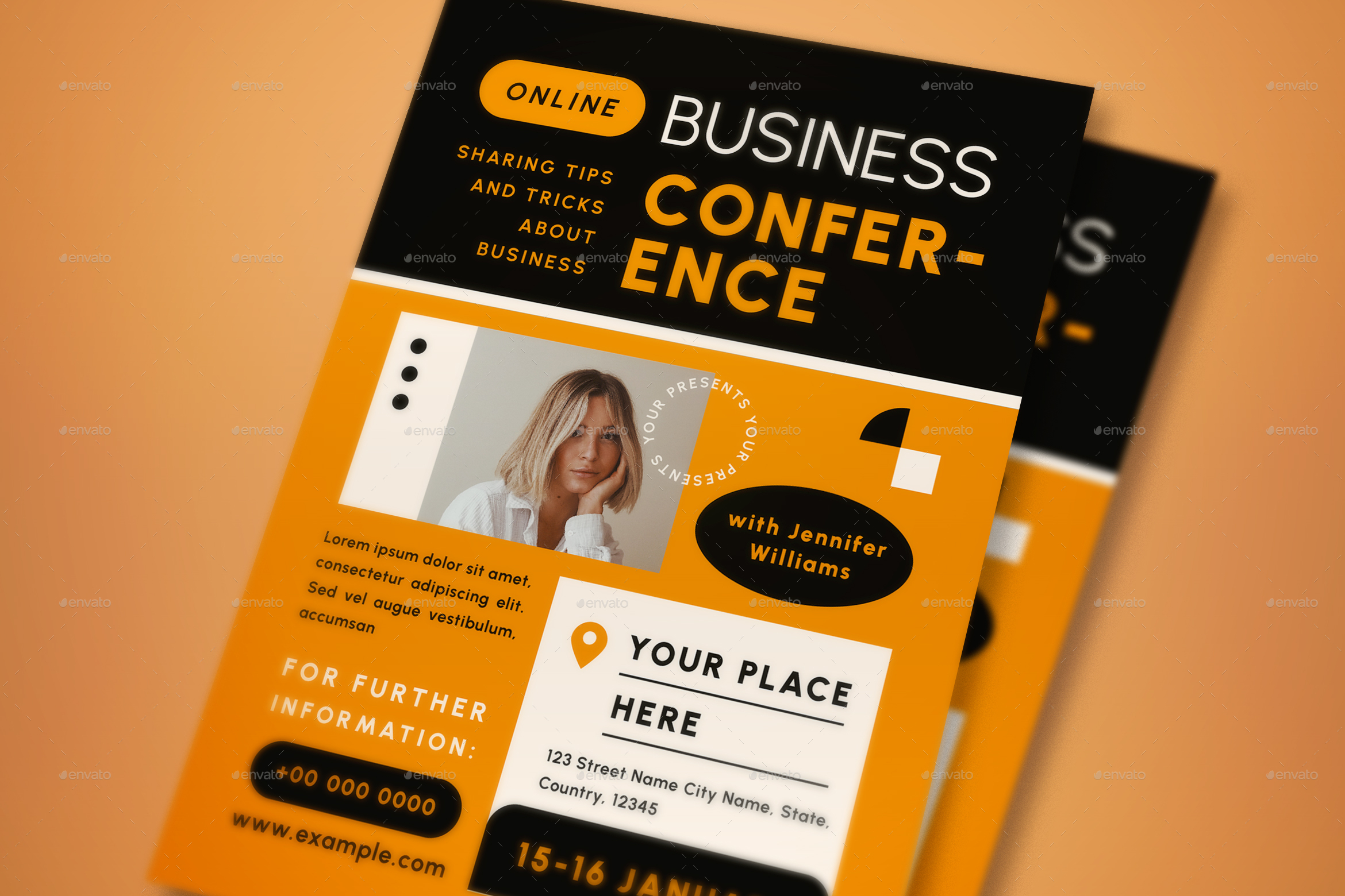 Business Conference Flyer, Print Templates | GraphicRiver