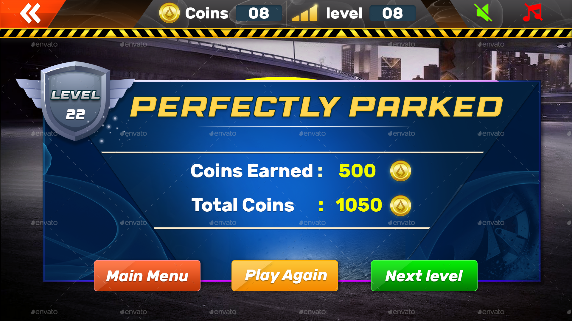 Car Racing Game ui Kit, Game Assets | GraphicRiver