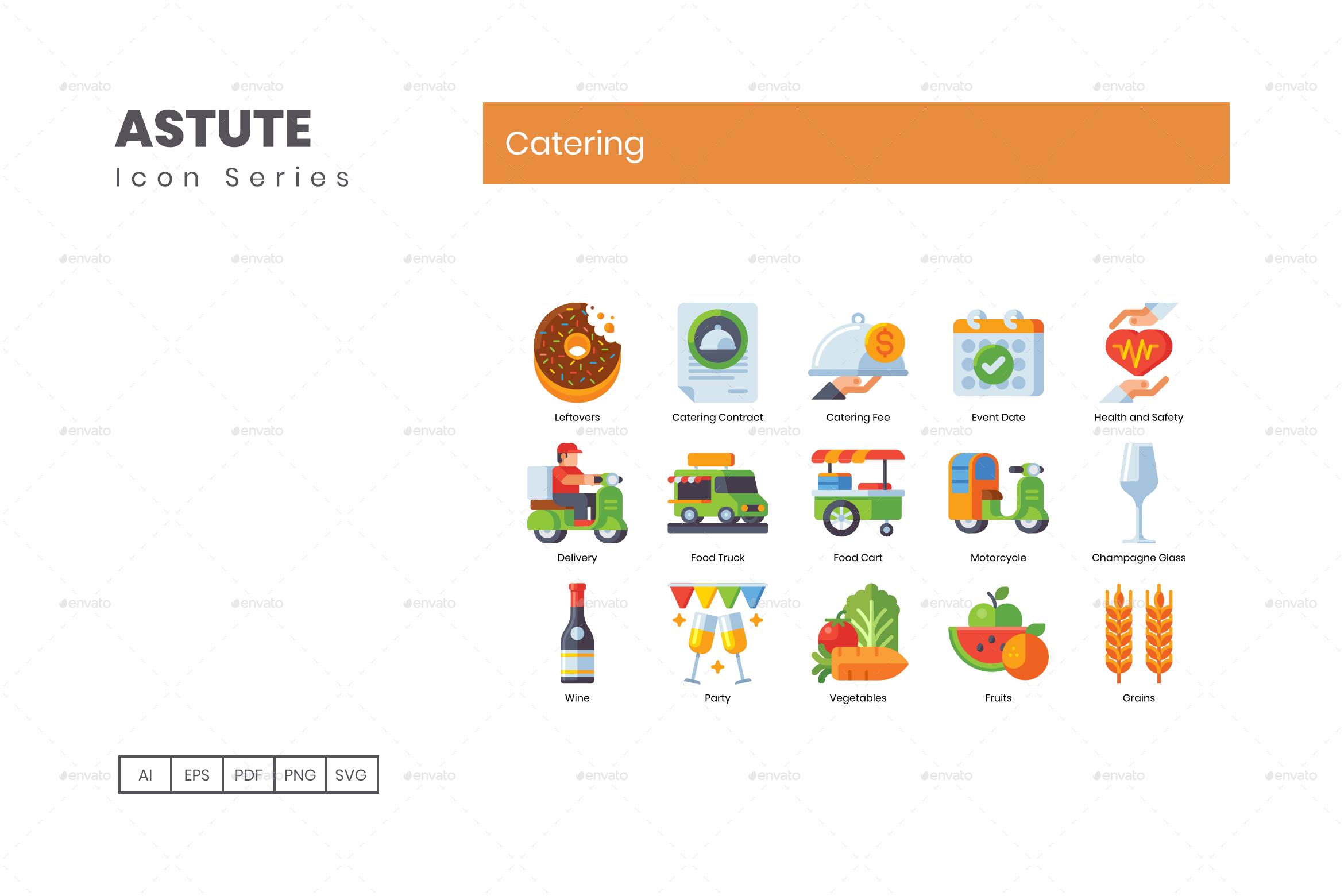 Catering Icons, Icons | GraphicRiver