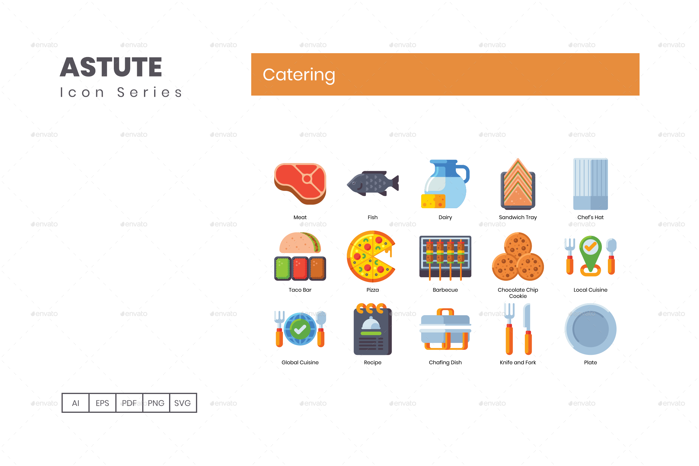 Catering Icons, Icons | GraphicRiver