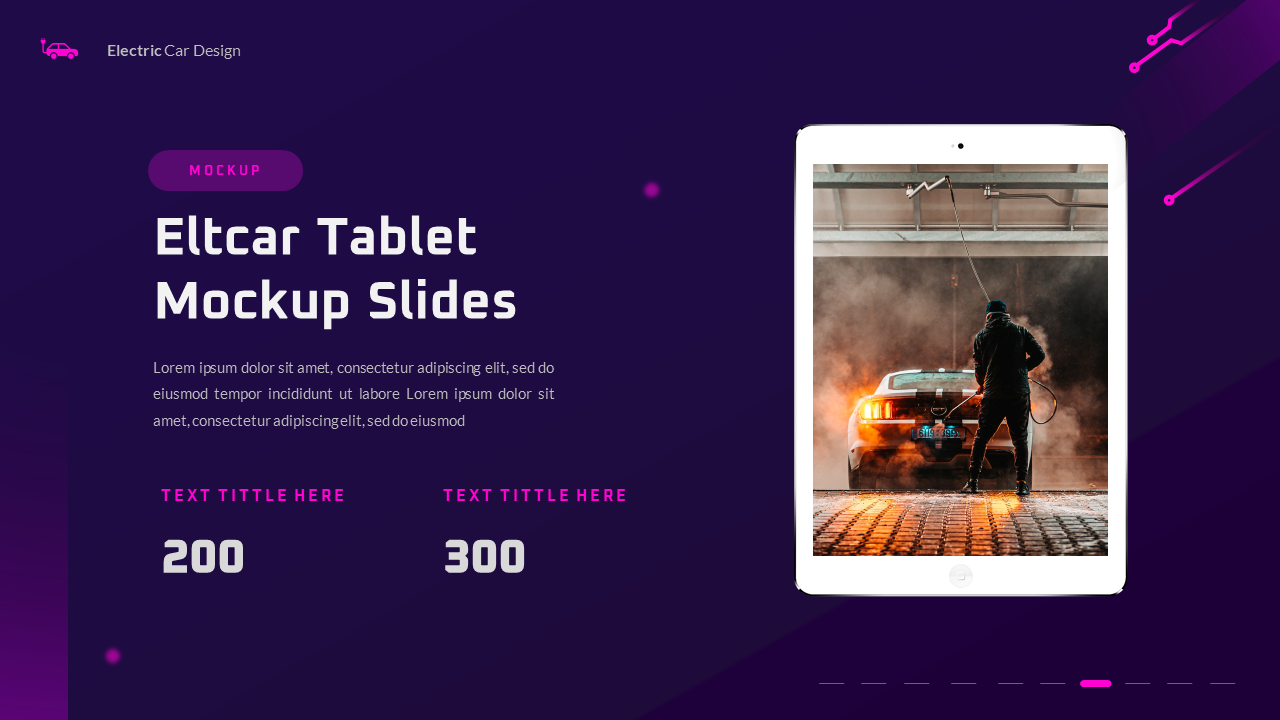 Eltcar- Electric Car PowerPoint Template, Presentation Templates ...