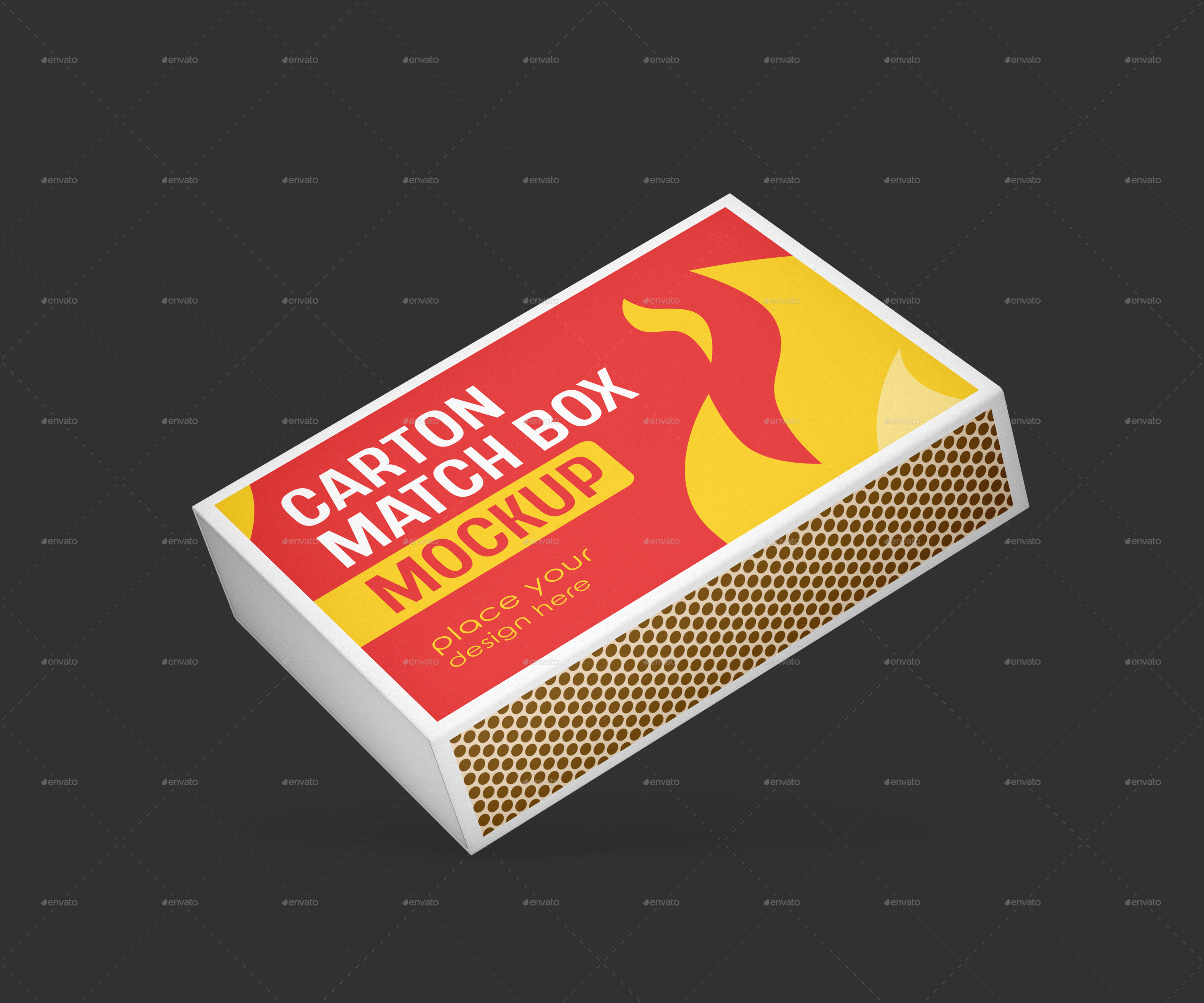 Carton Match Box Mockup Set, Graphics | GraphicRiver