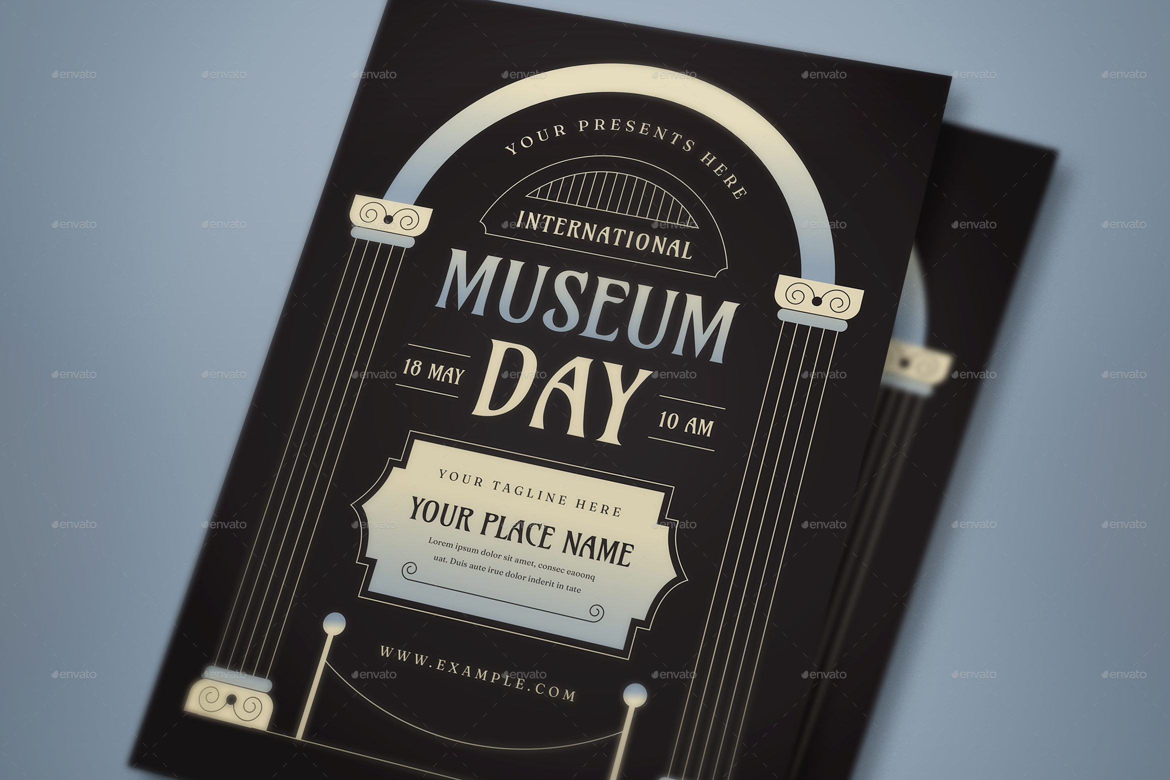 International Museum Day Flyer Set, Print Templates | GraphicRiver