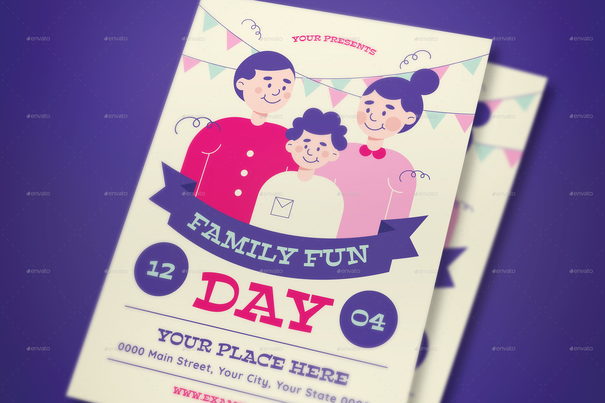 Family Fun Day Flyer Set, Print Templates | GraphicRiver