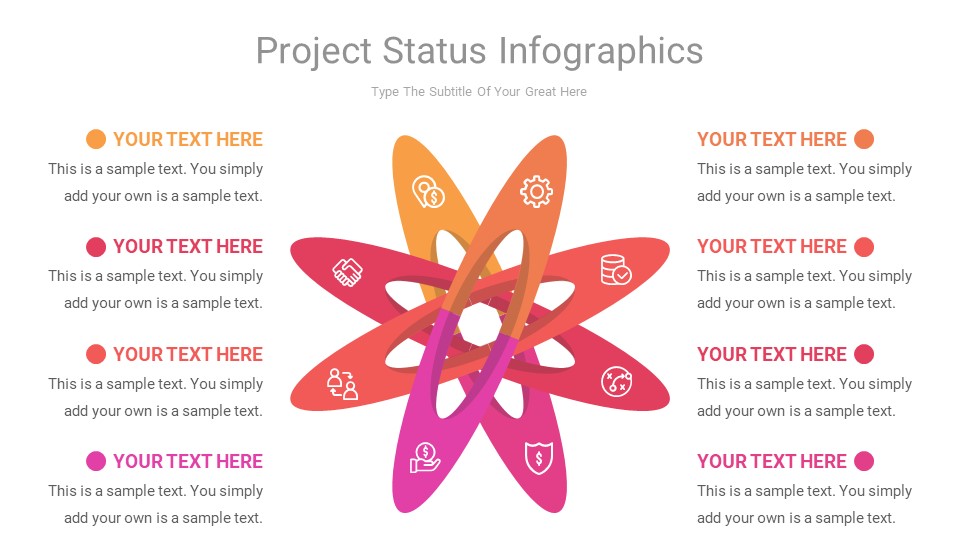 Project Status infographics PowerPoint Template Presentation by SOOZ_ART