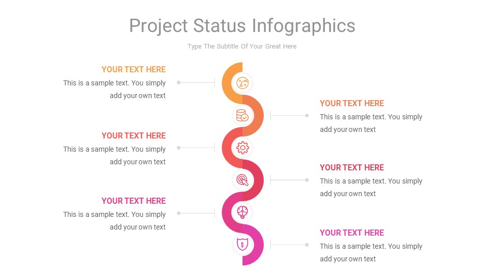 Project Status infographics PowerPoint Template Presentation by SOOZ_ART
