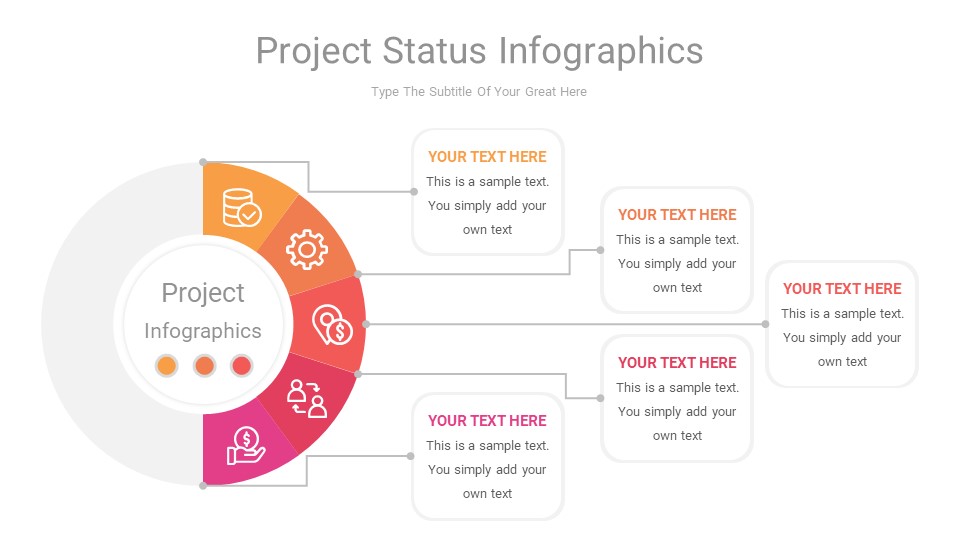 Project Status infographics PowerPoint Template Presentation by SOOZ_ART