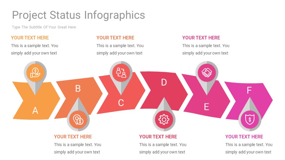 Project Status infographics PowerPoint Template Presentation by SOOZ_ART