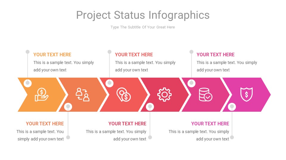 Project Status infographics PowerPoint Template Presentation by SOOZ_ART
