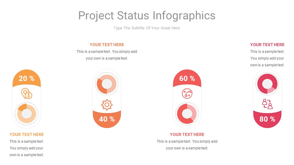 Project Status infographics PowerPoint Template Presentation by SOOZ_ART