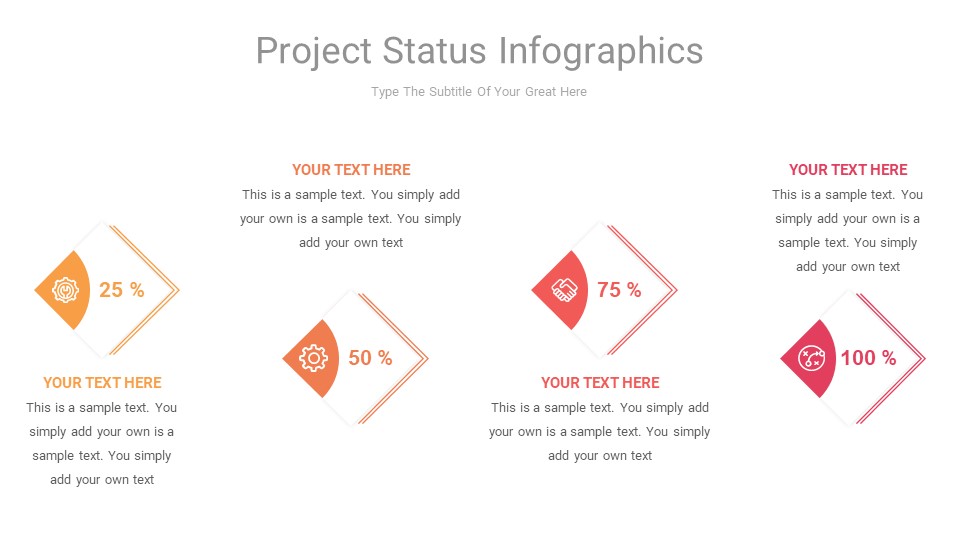 Project Status infographics PowerPoint Template Presentation by SOOZ_ART
