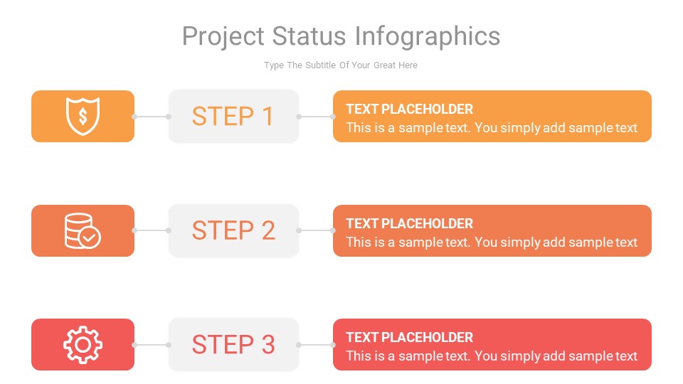 Project Status infographics PowerPoint Template Presentation by SOOZ_ART