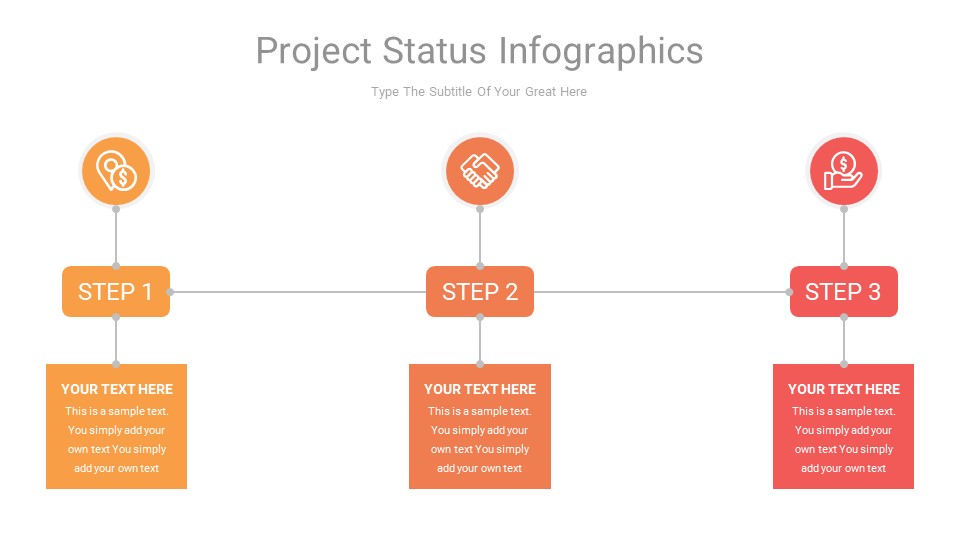 Project Status infographics PowerPoint Template Presentation by SOOZ_ART