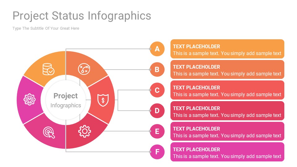 Project Status infographics PowerPoint Template Presentation by SOOZ_ART
