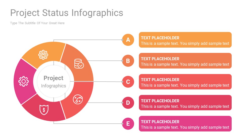 Project Status infographics PowerPoint Template Presentation by SOOZ_ART