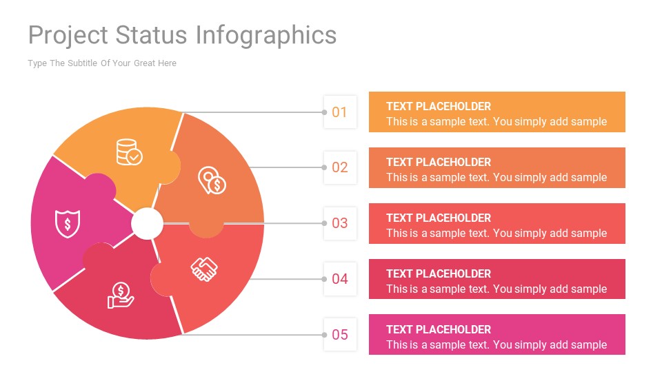 Project Status infographics PowerPoint Template Presentation by SOOZ_ART