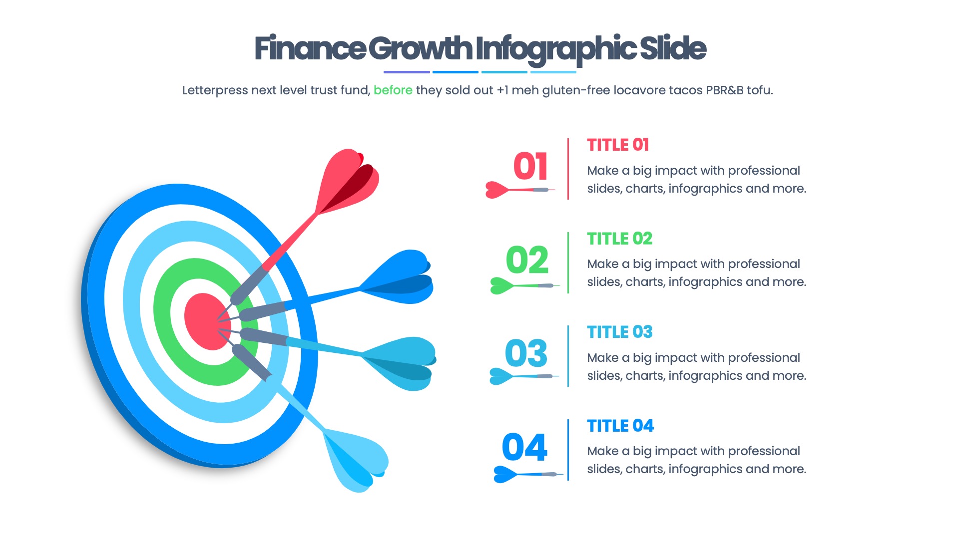 Finance Growth - PowerPoint Infographics Slides, Presentation Templates
