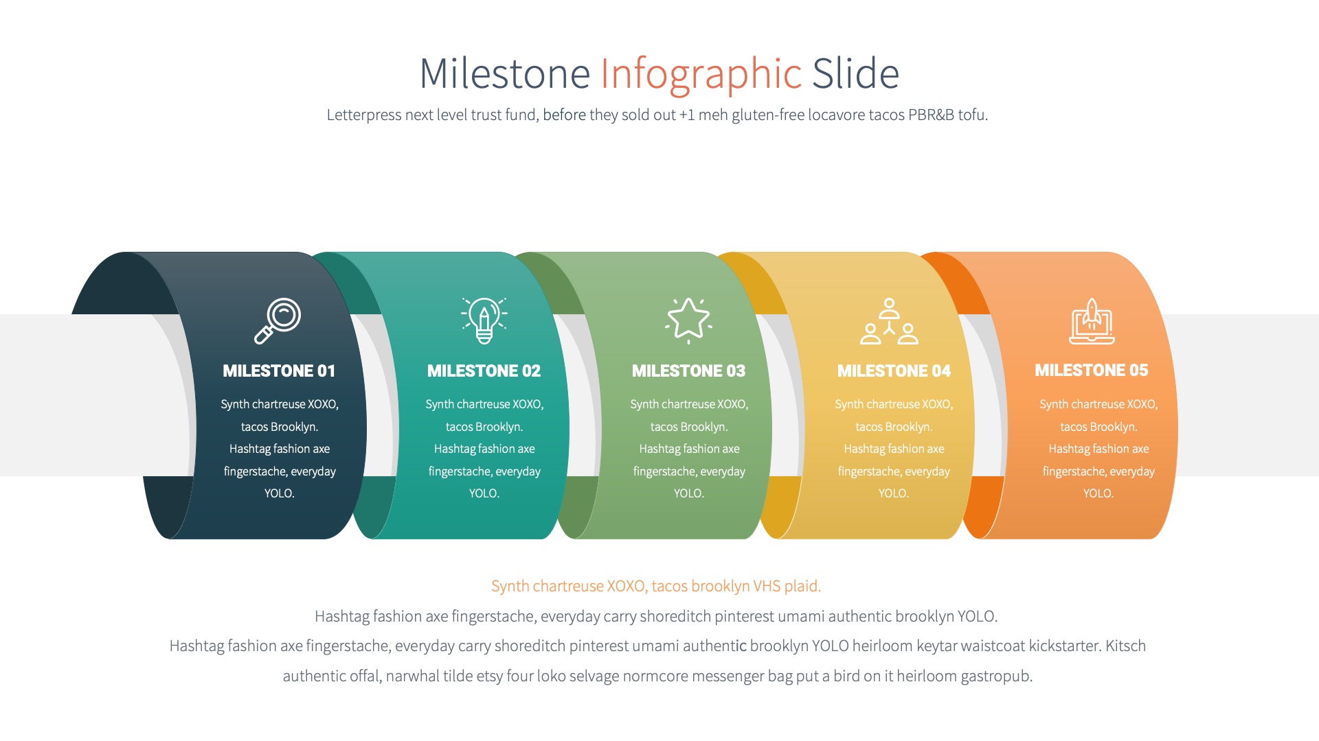 Milestone - PowerPoint Infographics Slides, Presentation Templates